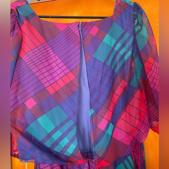 Kappa | Dresses | Kappa Vintage 8s Plaid Patterned Dress | Poshmark